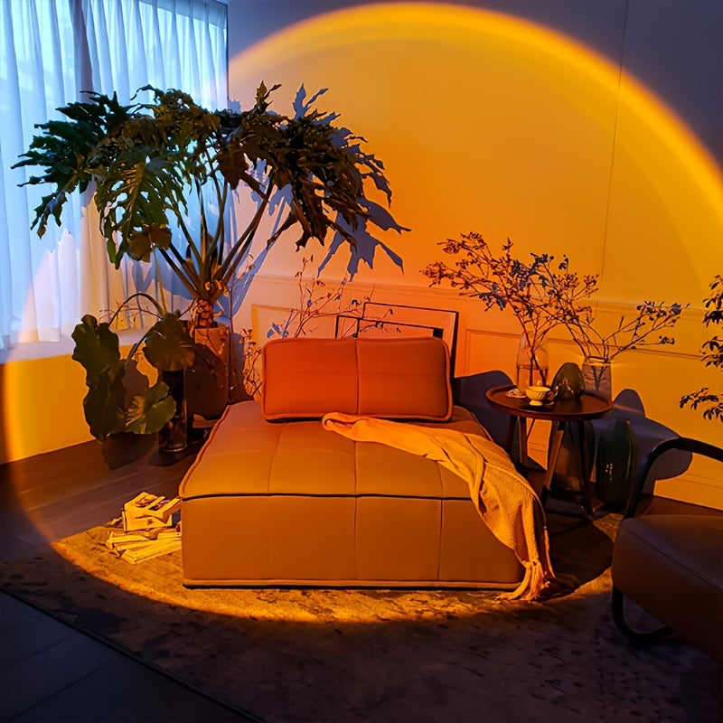 Sunset Lamp Projector - Vibrant 7-Color USB Projection Light - Ambient ...