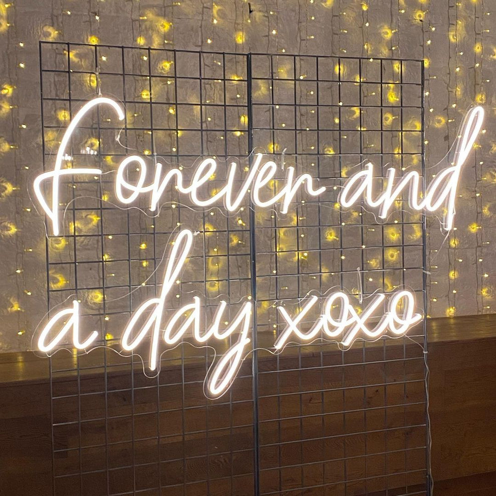 Forever and a Day Neon Signs, Custom Led Neon Signs for Wedding ...