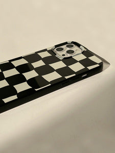 Twisted Checkered Phone Case – Lasercutwraps Shop