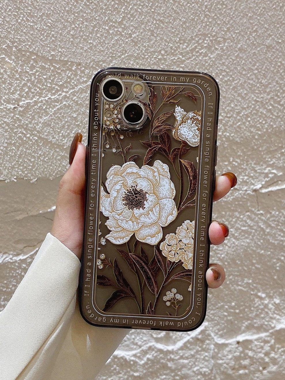 Flower Print Phone Case – Lasercutwraps Shop