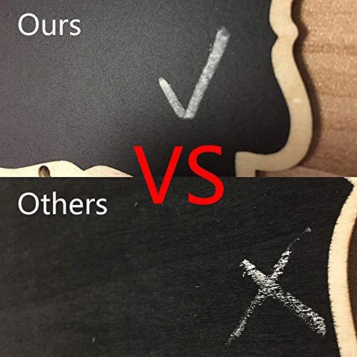 Mini Chalkboard Signs, 20 Pack Framed Small Chalkboard Labels with Eas ...