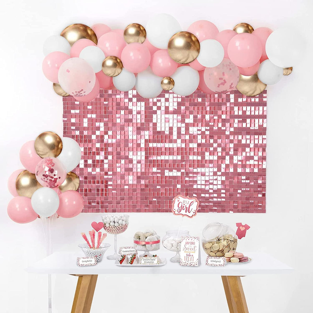 Shimmer Wall Backdrop Sequin Panels Gold Backdrop Decoration Panels Sh ...