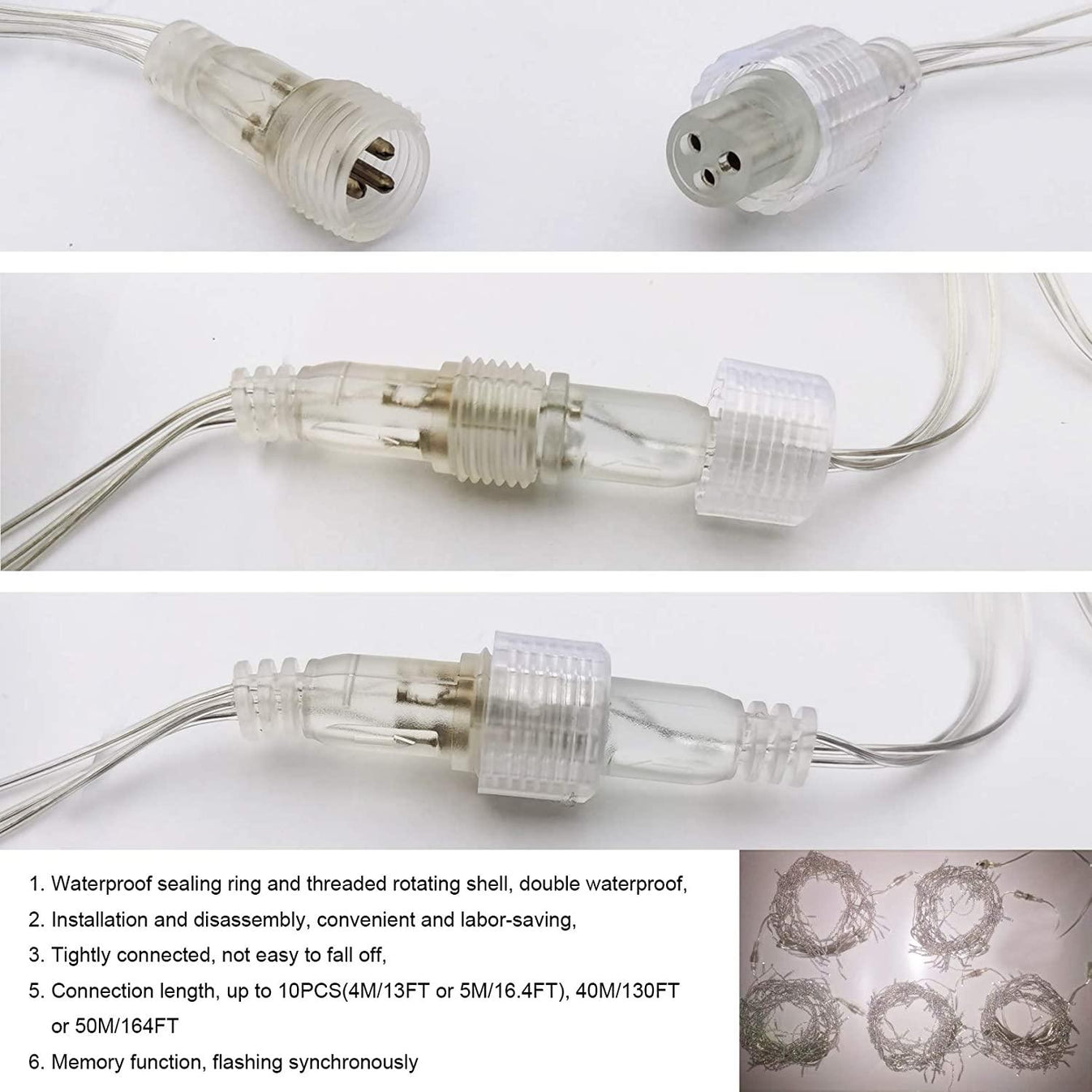 10ft LED Icicle String Lights, Christmas Icicle Lights 300 LEDs Window ...