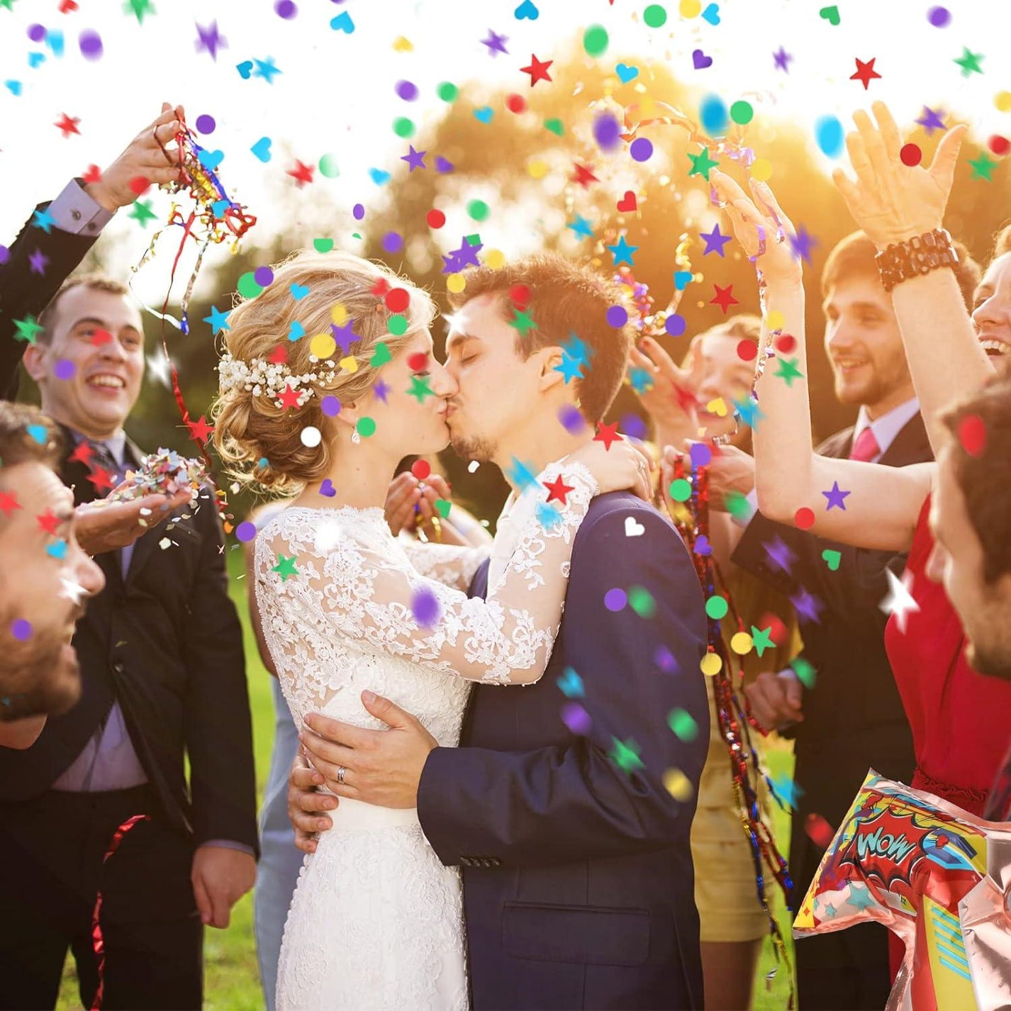 50pcs Confetti Fireworks Gun Confetti Shooter for Graduation Birthday ...