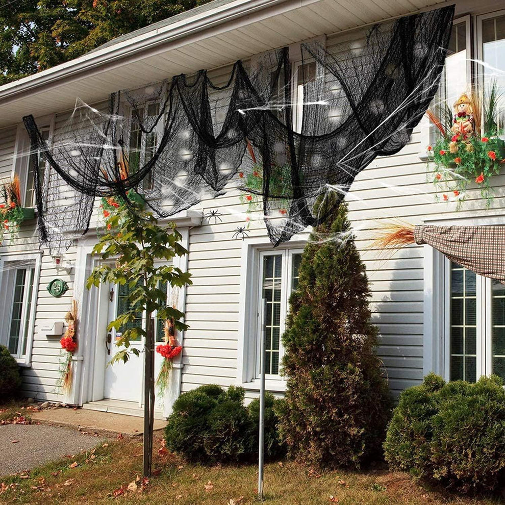 Halloween Creepy Cloth 80 x 200 in, Scary Gauze Doorways Spooky Giant ...