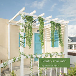 84 Ft 12 Strands Fake Ivy Leaves Artificial Ivy Garland Greenery Decor ...