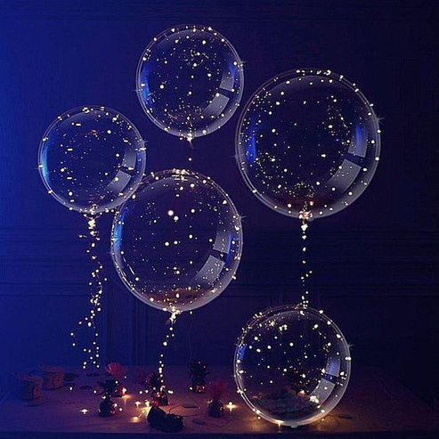 Wholesale Clear Bobo Balloons Transparent Bubble Balloon for Light Up ...